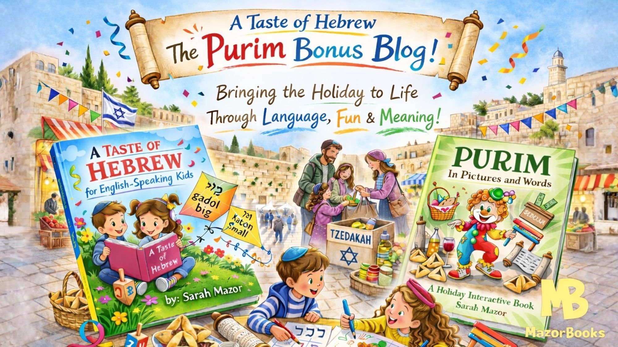 A Taste of Hebrew: The Flavor and Vocabulary of Purim | MazorBooks