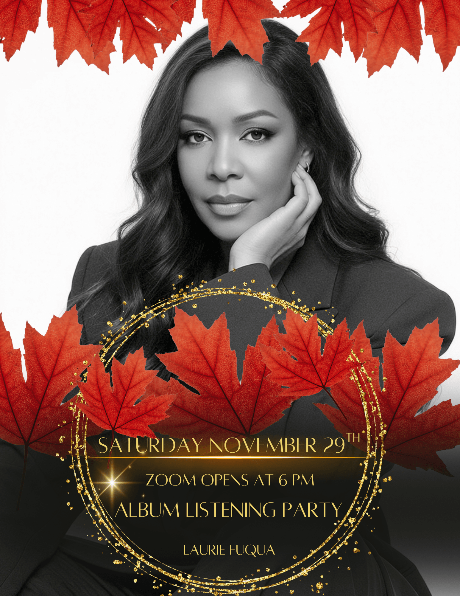 🎶 Virtual Listening Party Invitation 🎶 | Laurie L. Fuqua